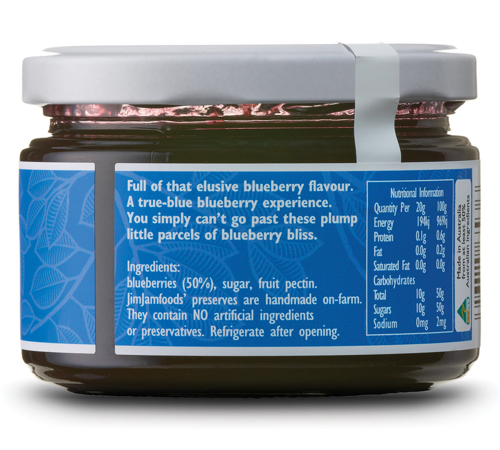 Jam Too True Blueberry – JimJam Foods