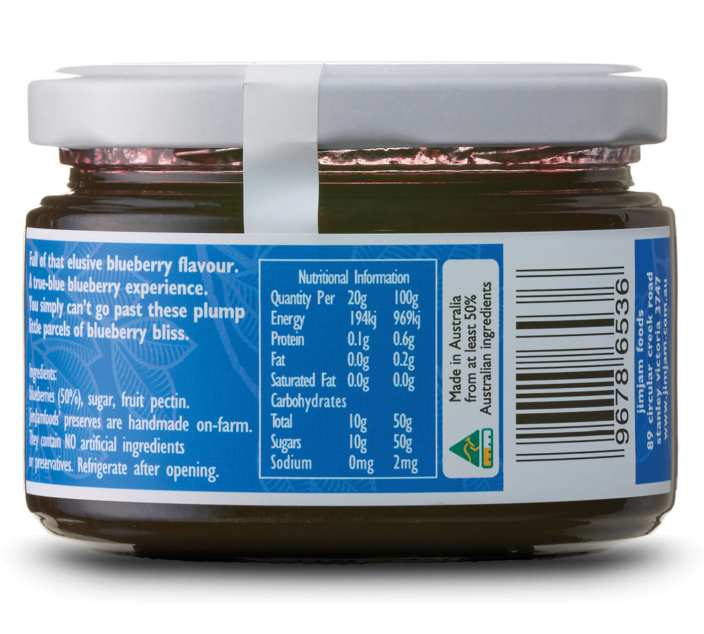 Jam Too True Blueberry – JimJam Foods